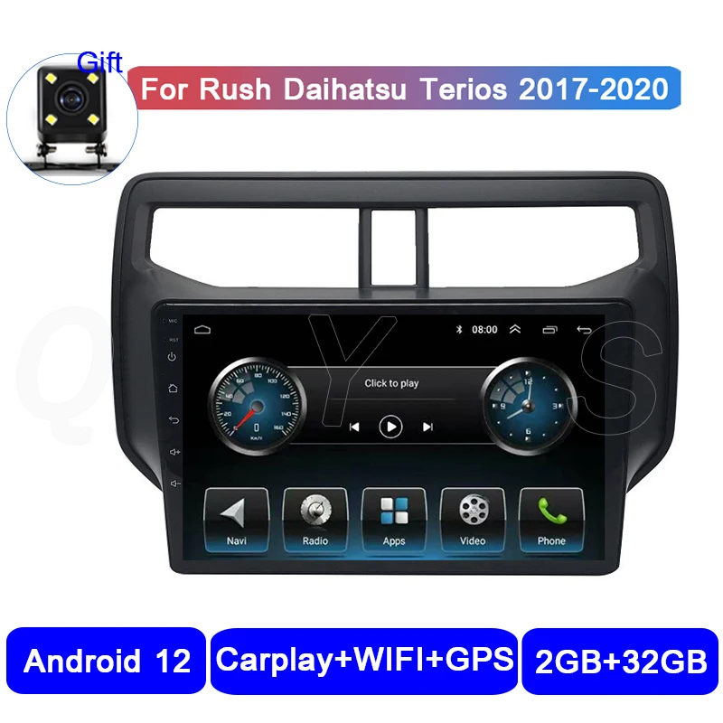 For Toyota Rush Daihatsu Terios 2017 2018 2019 2020 Android 12 Car ...