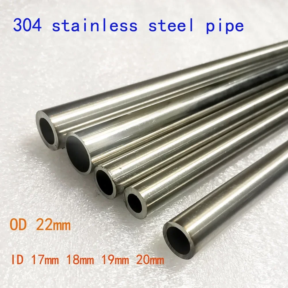 OD-22mm-304-Stainless-Steel-Pipe-Hollow-Tube-Round-Tube-Hollow-Straight ...