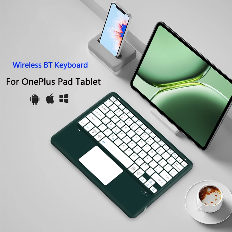 Wireless Touch TrackPad Keyboard For OnePlus Pad Pro 12.1 11.61" OPPO ...