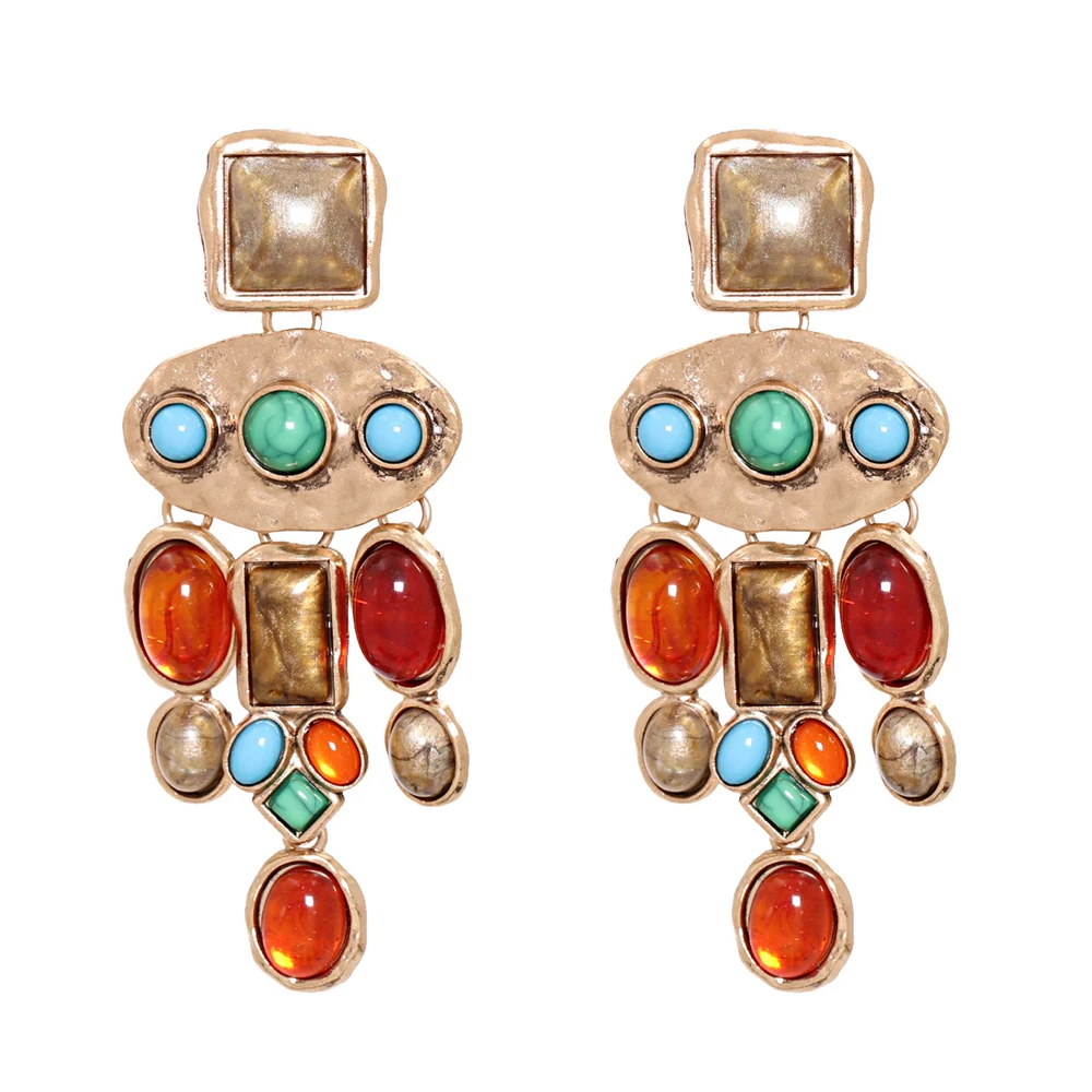 Luxury-Baroque-Colorful-Acrylic-Gem-Geometric-Earrings-European ...