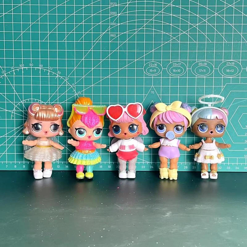 오리지널 LOL 인형 올스타 액션 피규어, 큰 자매, 희귀 컬렉션, 어린이 놀이 집, DIY 장난감, 어린이 선물, 8cm ...