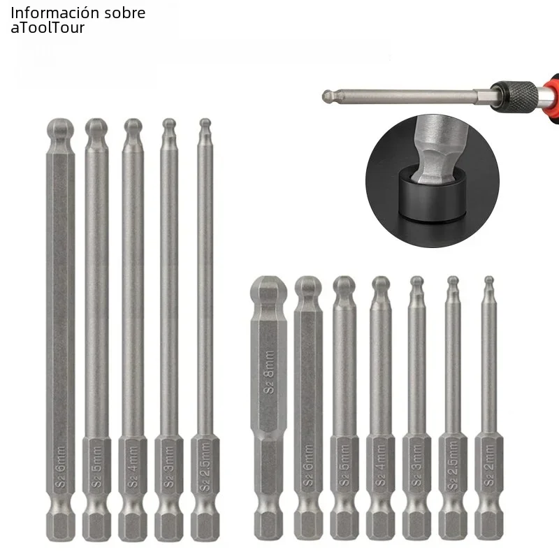 Juego-de-puntas-de-destornillador-hexagonal-de-extremo-de-bola-llave ...