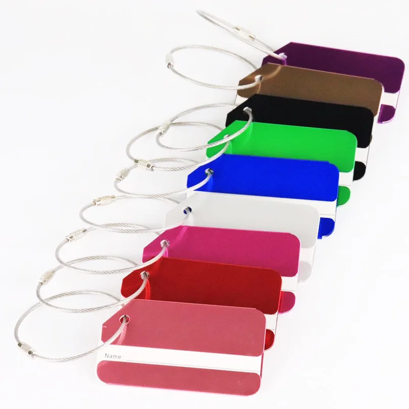1PCS-Women-Simple-Metal-Luggage-Tags-Men-Suitcase-Durable-Name-Label ...