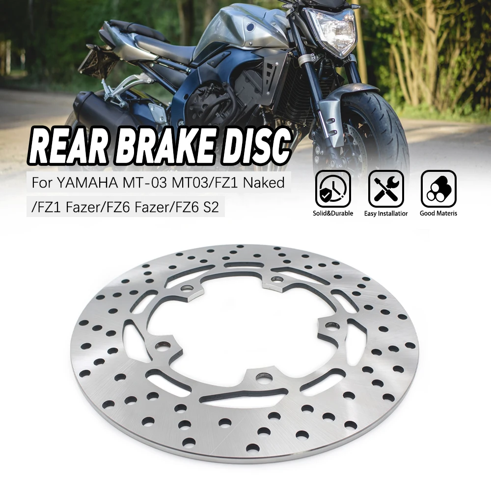 Motorcycle Accessories High Quality Steel Rear Brake Disc Rotor For ...
