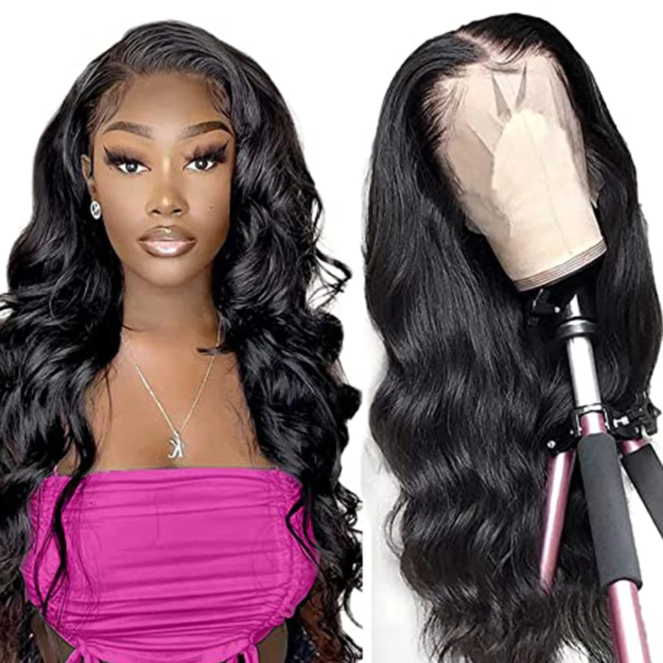 Perruque Lace Frontal Wig Naturelle Body Wave Hd 13x6, Perruque Lace ...