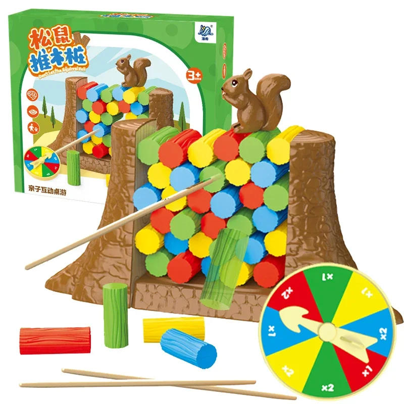 Children Stacking Challenge Social Family Party Games Balance Tower ...