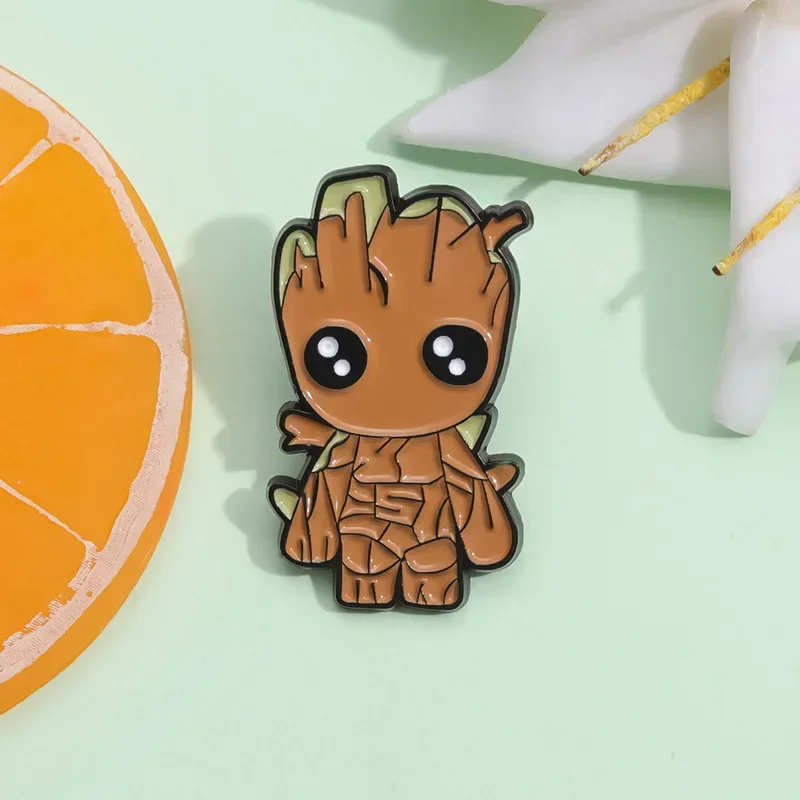 Disney-Marvel-Guardians-of-The-Galaxy-Enamel-Pin-Cute-Groot-Brooch ...