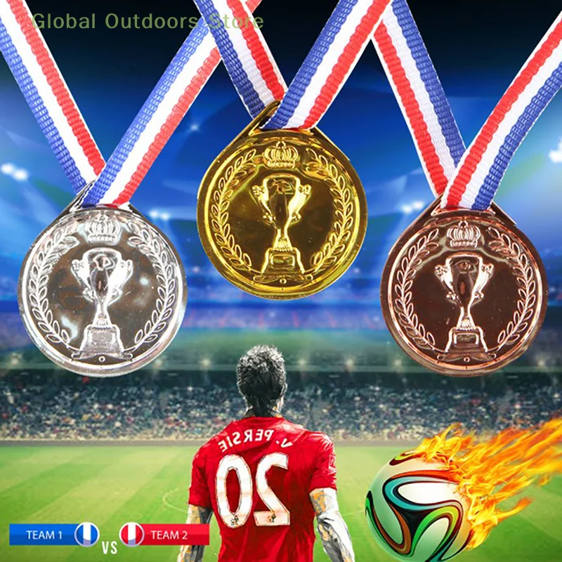 10pcs-Kids-Children-Fake-Gold-Plastic-Winners-Medals-Sports-Game-Prize ...