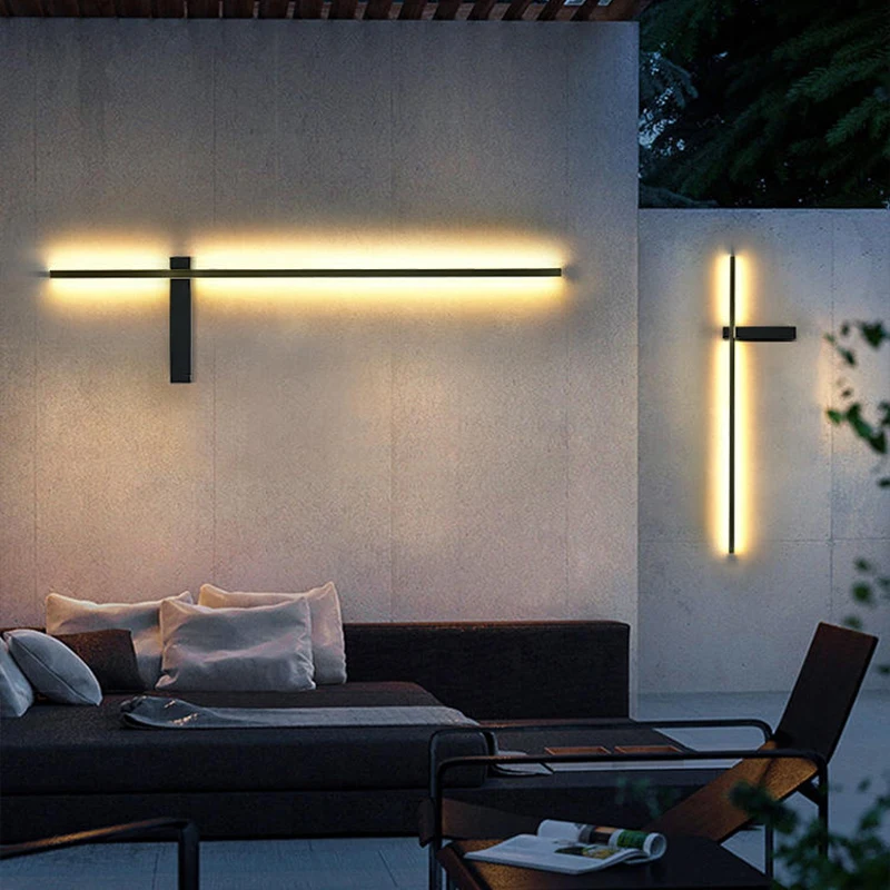 Outdoor-LED-Wall-Light-Long-Waterproof-IP55-Light-Fixture-Aluminum-Wall ...