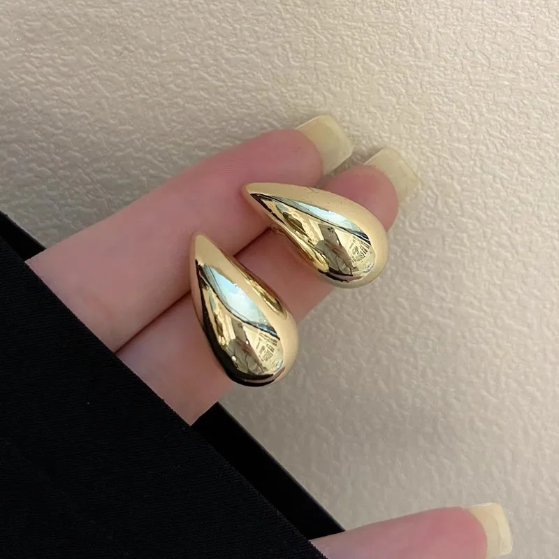 New-Trendy-CCB-Gold-Plated-Water-Drop-Stud-Earrings-for-Women-Party ...