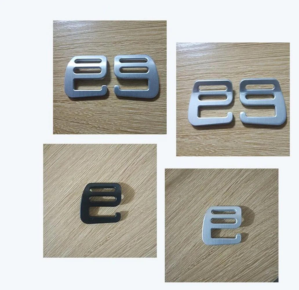 2Pcs Aluminum Alloy Release G Hook Buckles Belt Side Strap Adjusters ...