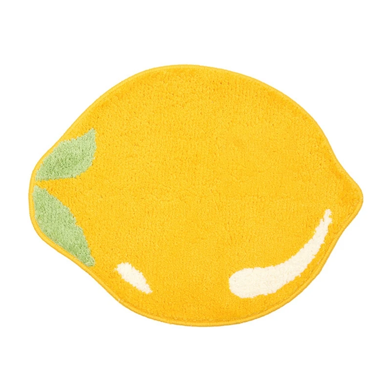Lemon-Bath-Mat-Cute-Non-Slip-Fruit-Rug-Kitchen-Mat-Yellow-Lemon ...