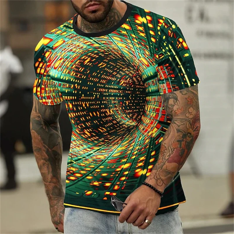 Magical-Optical-Illusion-Graphic-For-Men-Clothes-Womens-Clothing-3D ...