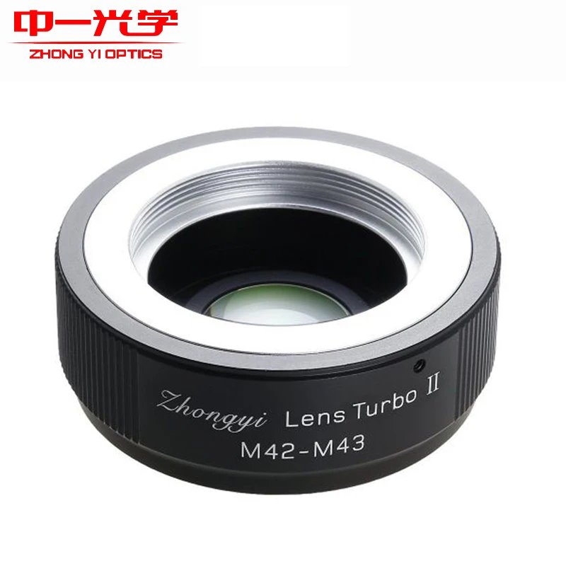 Zhongyi Optics Lens Turbo II M42-M43 Adapter Ring For M42 Mount Lens to Panasonic Olympus M43 ...