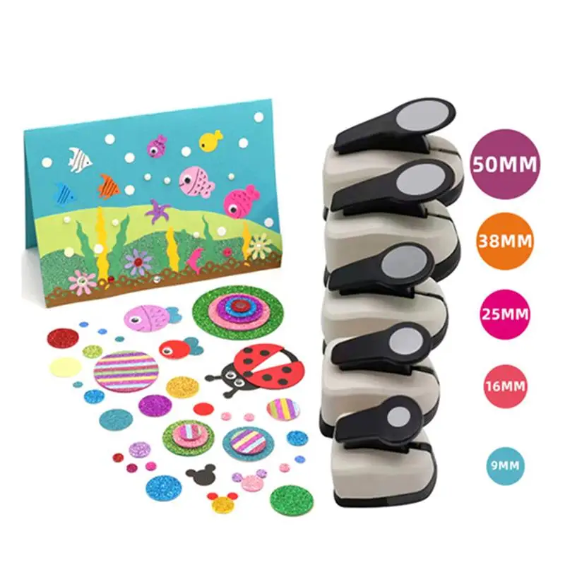 Round Embossing Device 9/16/25/38/50mm Children's Educational Embossing ...