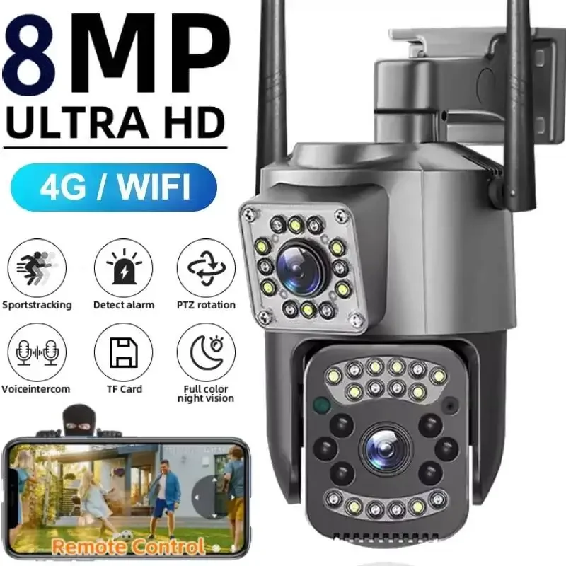 8MP-4K-WIFI-IP-Camera-Dual-Lens-PTZ-4G-SIM-Card-Outdoor-Webcam-Alarm ...
