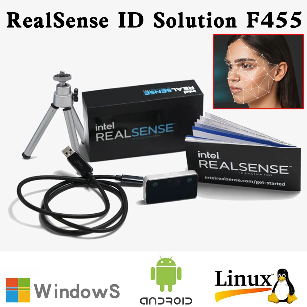 New-Intel-RealSense-ID-Solution-F455-3D-camera-AI-Face-recognition ...