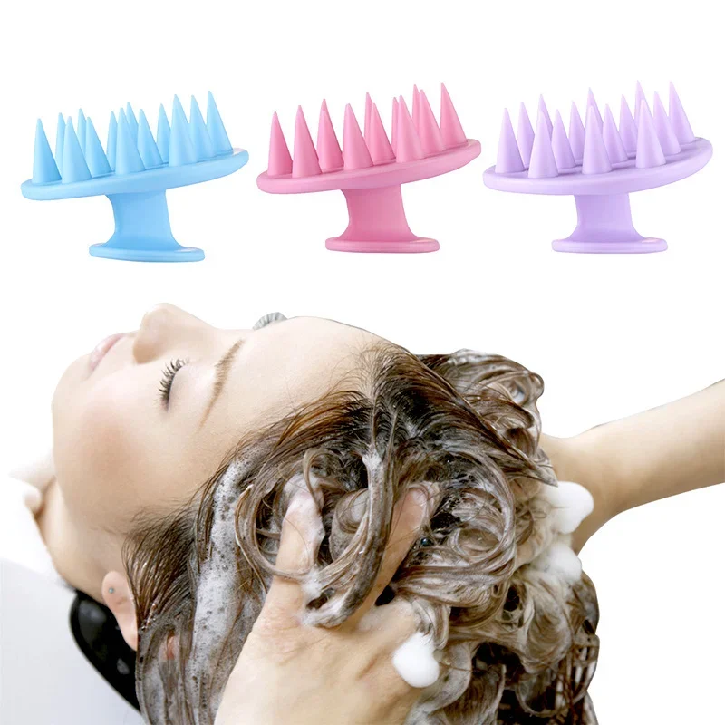 Silicone-Scalp-Massage-Comb-Hair-Washing-Comb-Shampoo-Brush-Portable ...