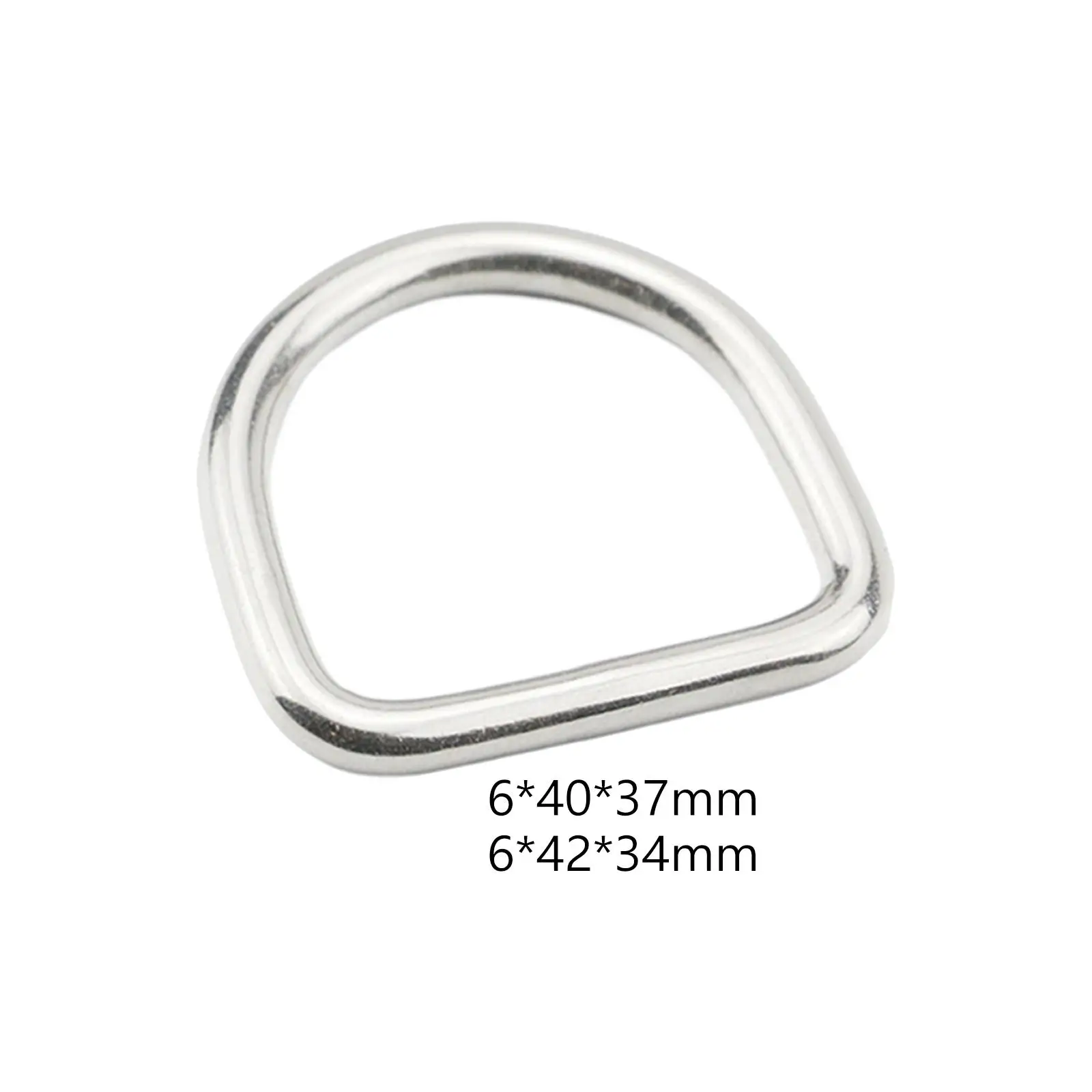 3x-Stainless-Steel-D-Rings-D-Shape-Rings-Buckles-Strong-Multifunctional ...