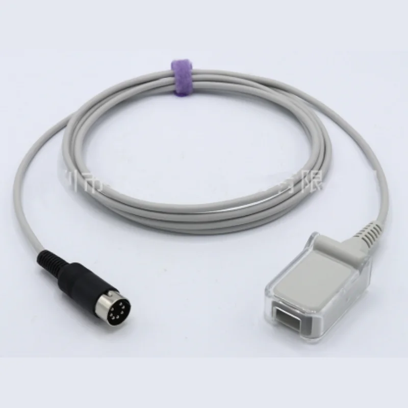 Reusable SpO2 Sensor Extension Cable Round 7 Pin to DB9 Female For ...