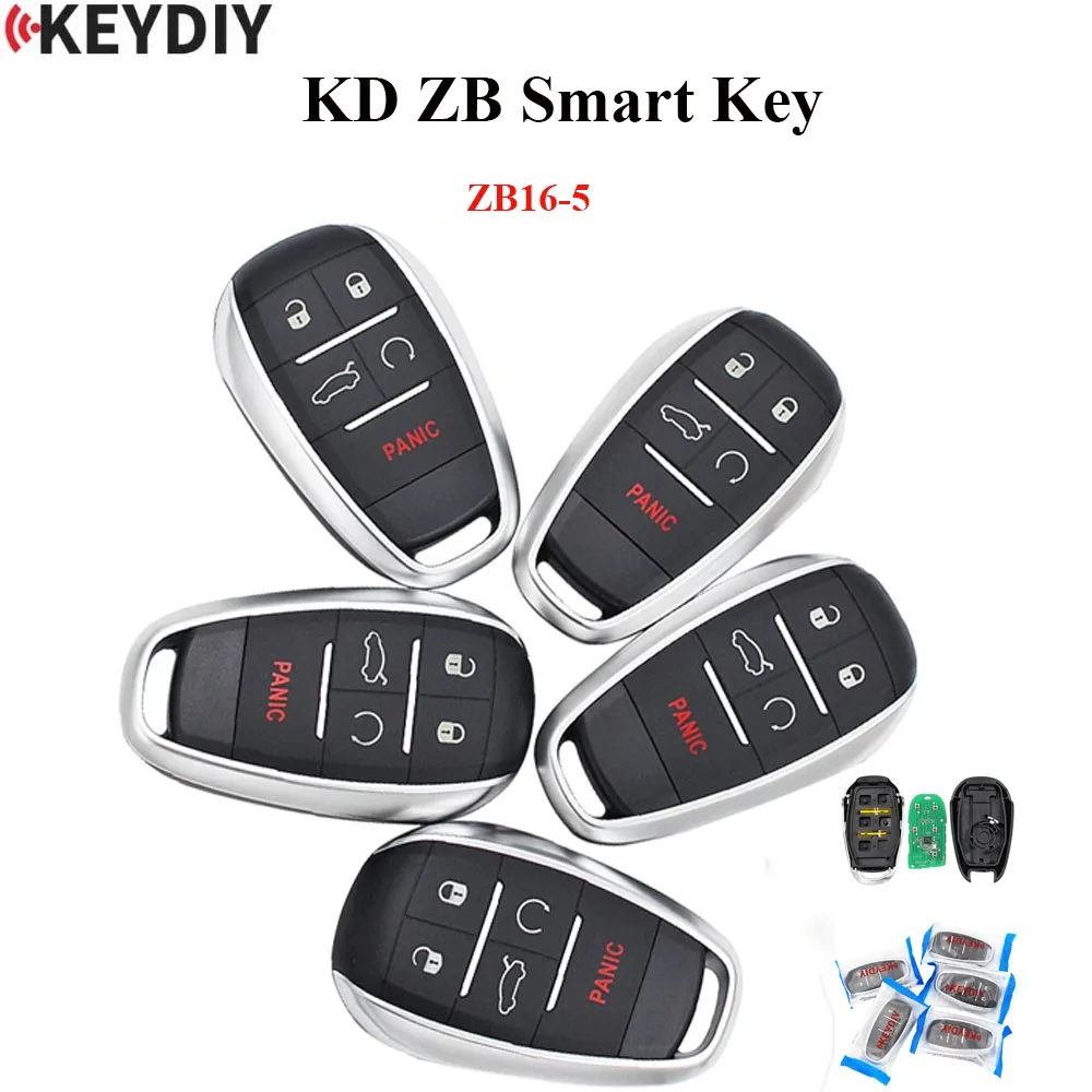 ZB16-5 Original KEYDIY KD ZB Smart key ZB Series Remote Control for KD ...