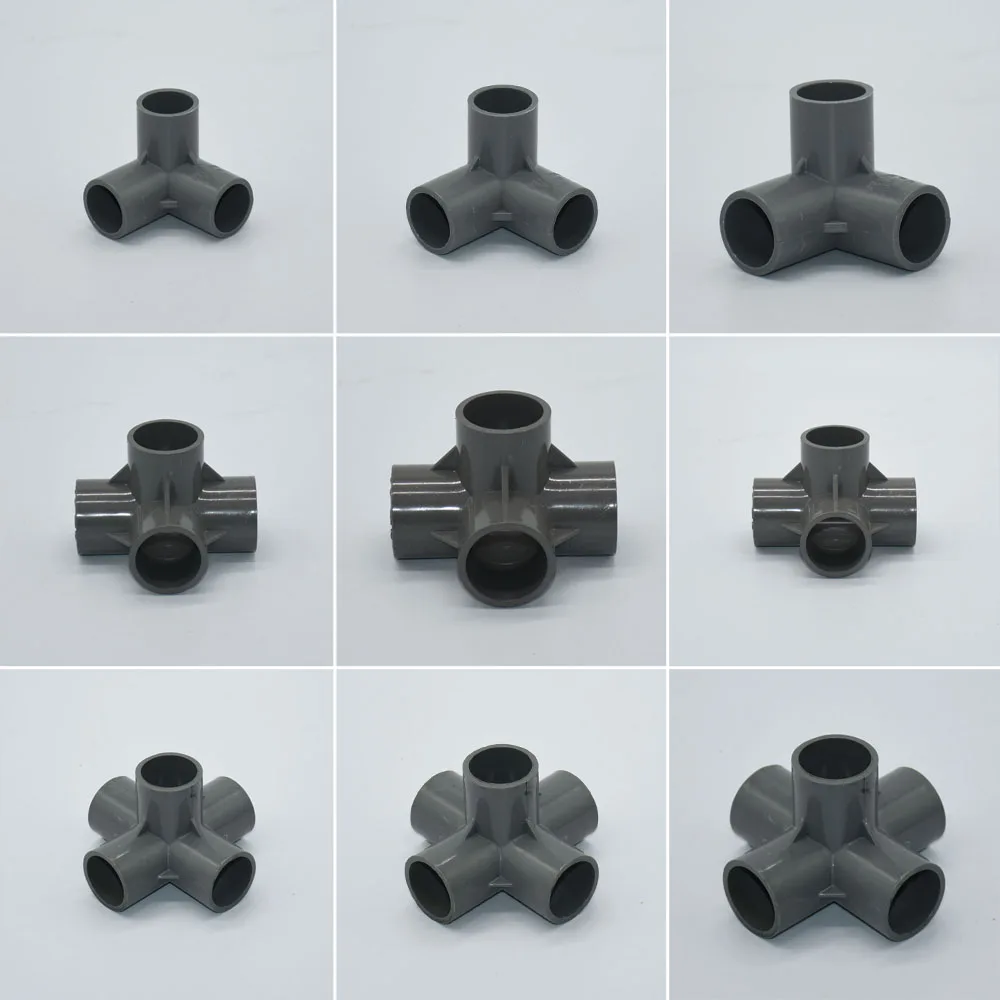 20/25/32mm PVC Coupler Inside Diameter DN15 DN20 DN25 3/4/5-way PVC ...