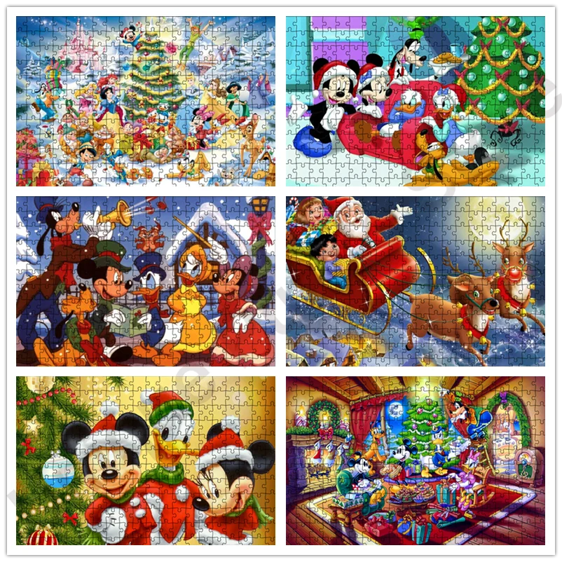 Mickey Mouse Puzzle Christmas | Puzzle Children Christmas | Christmas ...