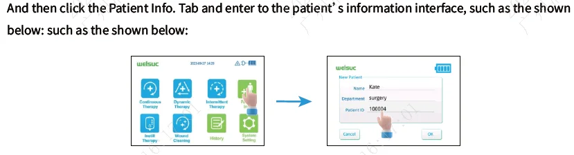 Medical device vacuum pump Instillation Negative Pressure Wound Therapy ...