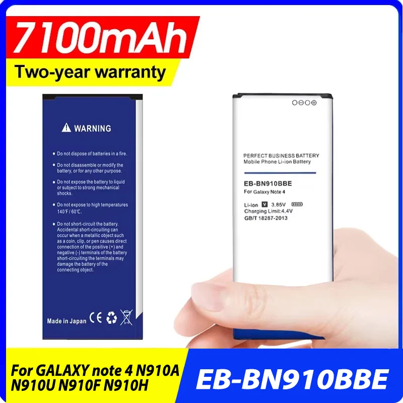 7100mAh-EB-BN910BBE-battery-for-Samsung-GALAXY-note-4-N910A-N910U-N910F-N910H-3220mAh-batterie ...