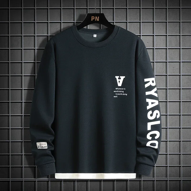 Men's Sweatshirts Plus Size 7XL 8XL 9XL 10XL Big Size Casual Long ...