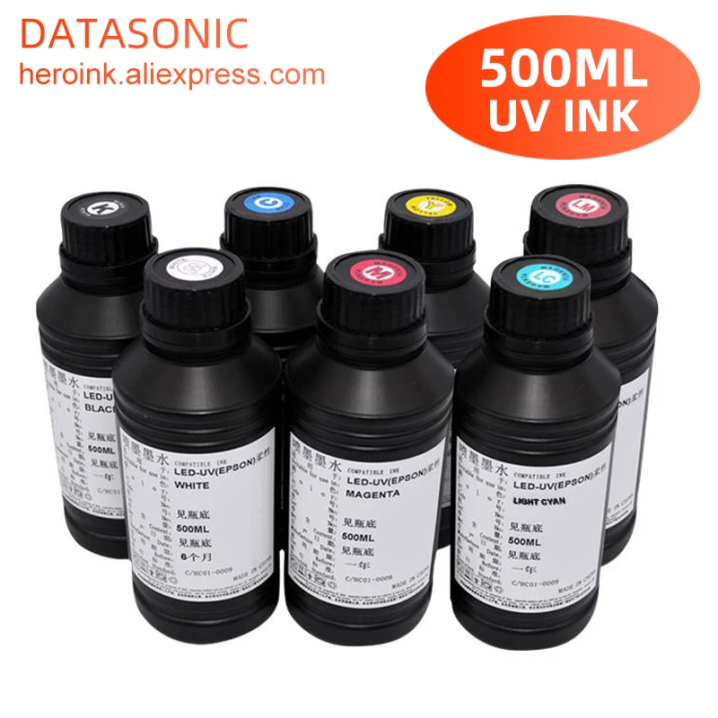 500ML-Bottle-LED-UV-Ink-For-Epson-L800-L805-L1800-R290-R330-1390-1400 ...