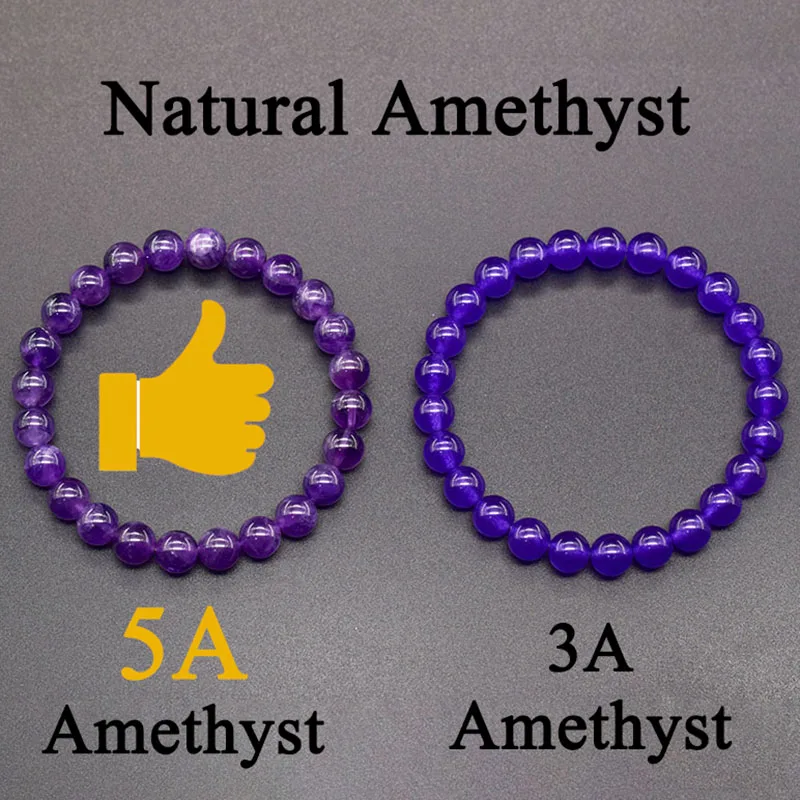 5A-Amethyst-Bracelet-Made-of-Real-Natural-Stone-Bead-Body-Purifying ...