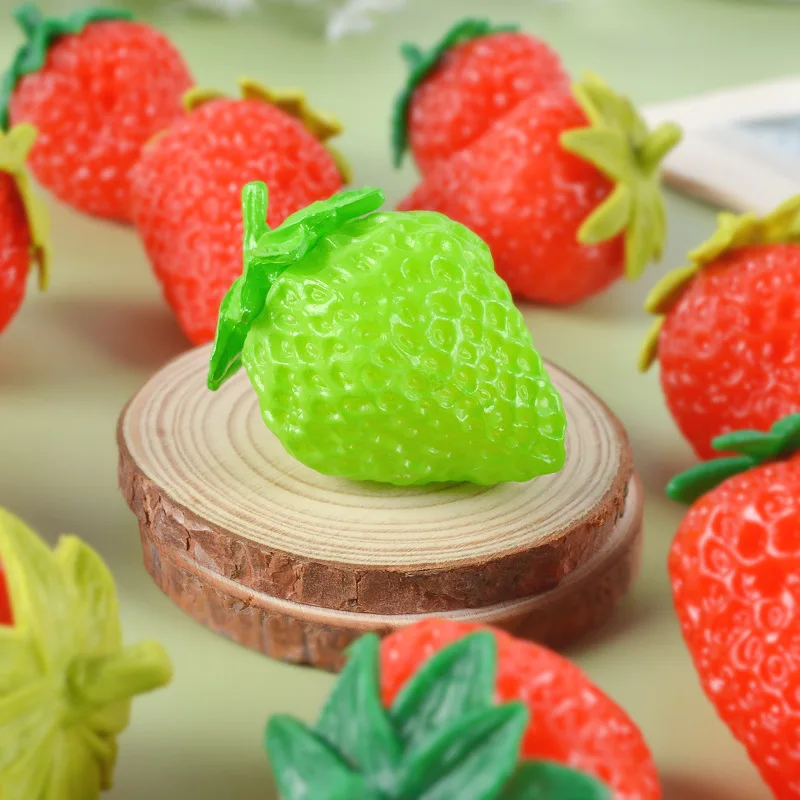 ZOCDOU-1-Piece-Soft-PVC-Simulation-Strawberry-Small-Statue-Figurine ...