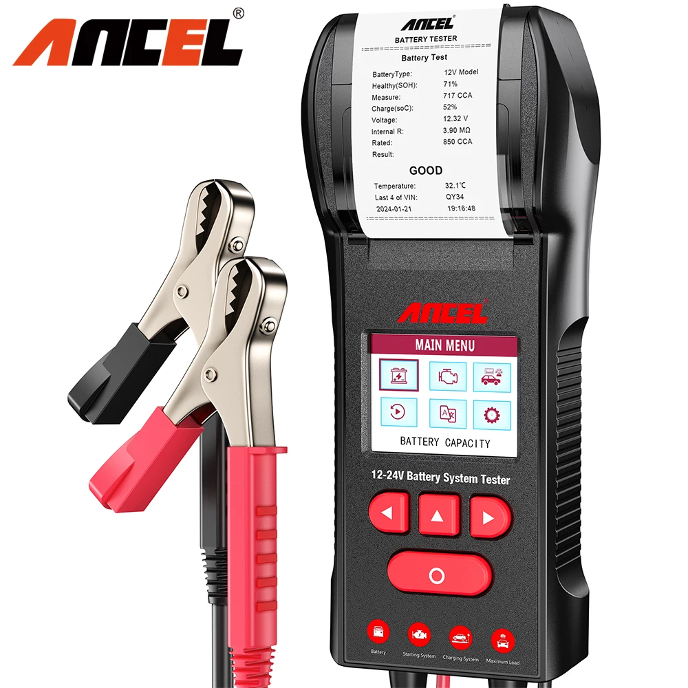 Digital Car-Battery Tester MICRO-200PRO Auto Battery Tester Testing ...