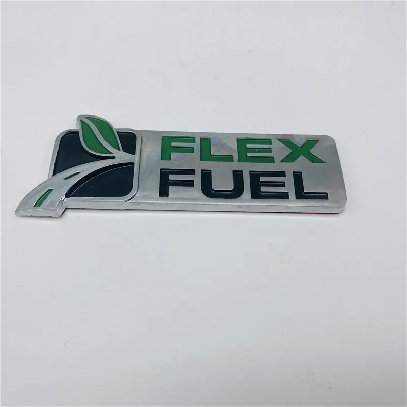 For Escape F150 E150 E250 F250 Explorer Flex Fuel Chrome Green Emblem ...