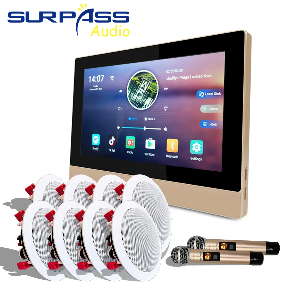 Smart-Android-Bluetooth-WiFi-In-Wall-Amplifier-Audio-PA-Ceiling-Speaker ...