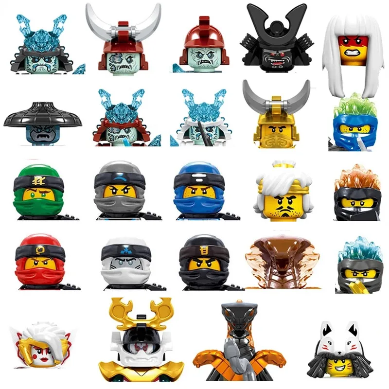 Building Block Ninja Figure | Blocks Mini Figures Ninja | Ninja ...