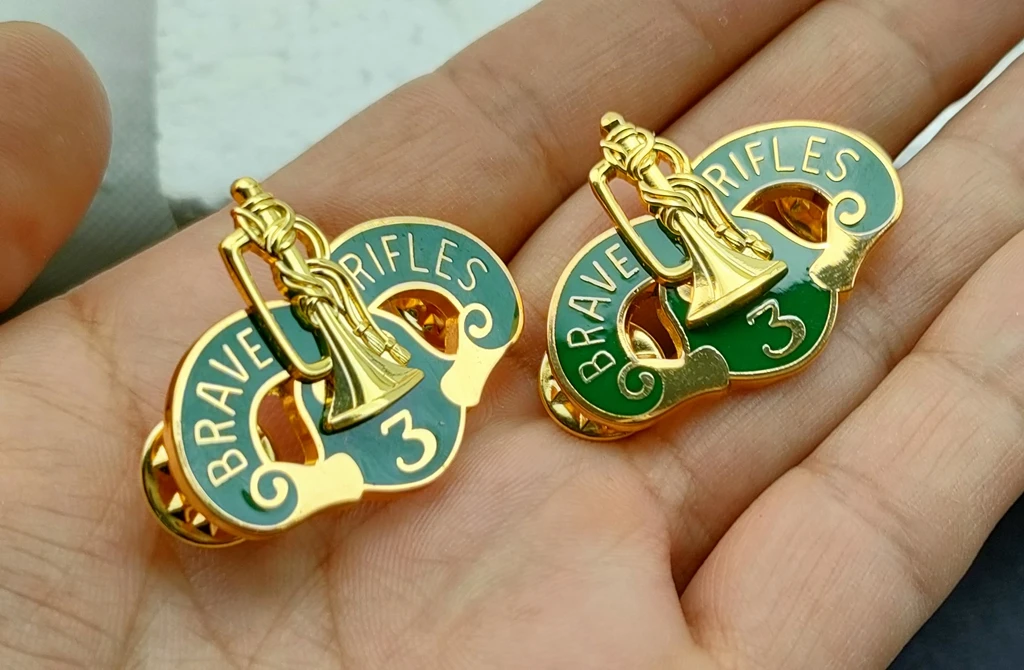 armyshop2008 2PCS 3rd Armored Cavalry Regiment Combat Service Badge PIN ...