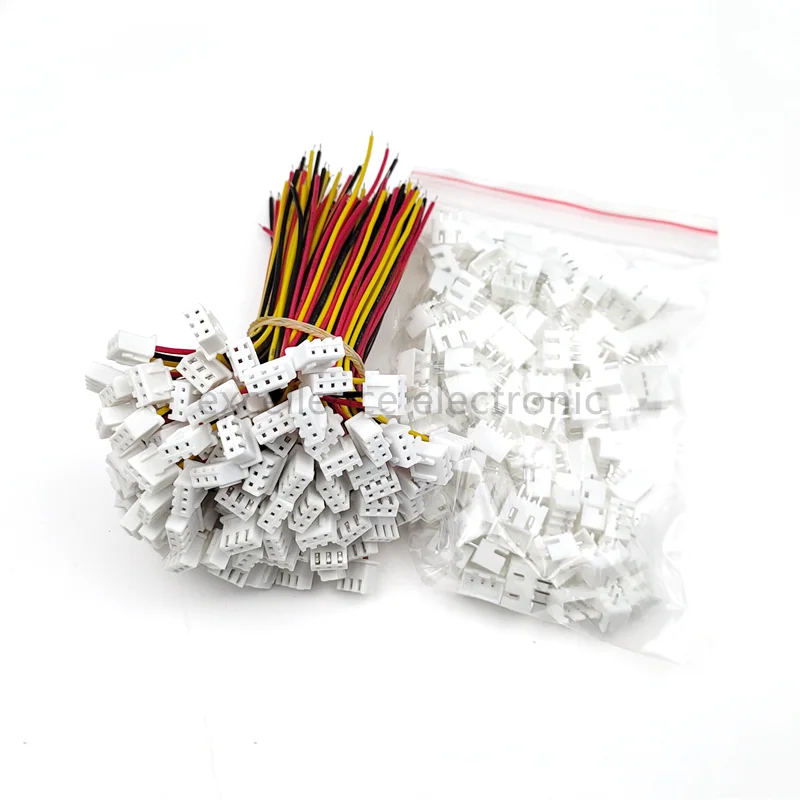 JST XH 100 3 핀 배터리 커넥터 플러그, 암/수 2.5 MM 와이어 100 세트|3 pin jst connector|3 pin jstjst 3 pin ...