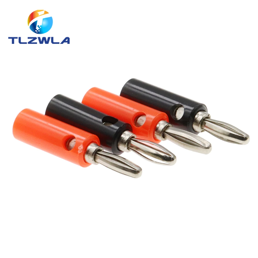 Banana Plug Connectors | Audio Speaker Cable | Adapter - 10pcs Black ...