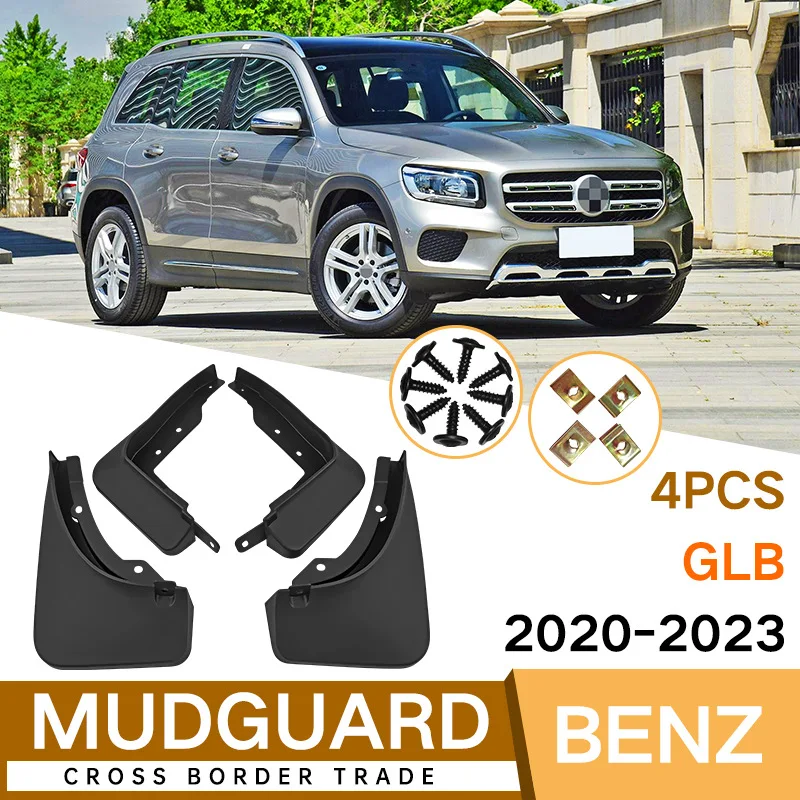 Mudguards-Fender-for-Mercedes-Benz-GLB-2020-2023-Front-and-Rear-Wheels ...