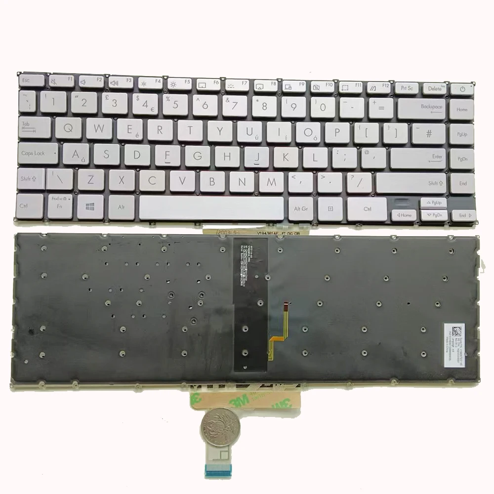 Keyboard For Asus ZenBook UX325 UX325E UX325EA with backlit UK Layout ...