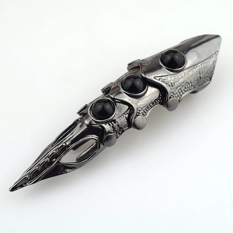 Fashion-Dragon-Ring-For-Women-Mens-Punk-Rock-Animal-Skull-Finger-Long ...