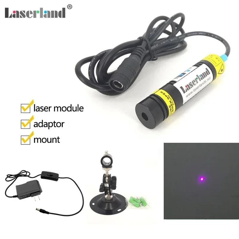405nm-UV-Ultraviolet-Violet-Purple-Blue-200mW-100mW-Point-Dot-Diode-Laser-Module-1668.jpg