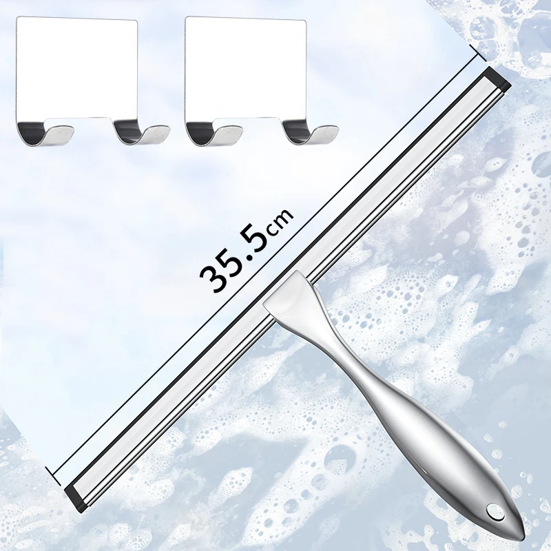 Window Cleaning Kit Extendable Shower Squeegee With Long Handle For ...