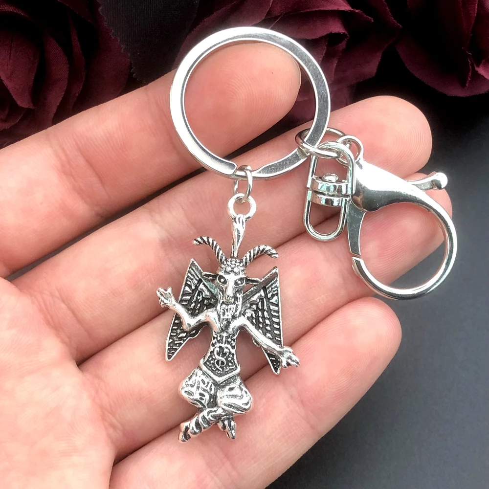 Baphomet Key Chain | Keychain Baphomet | Satanic Keychains | Satan ...