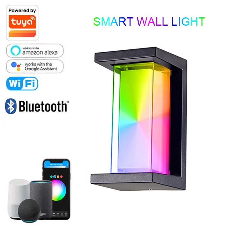 Tuya-Smart-RGBWWCW-Outdoor-Waterproof-Wall-Light-Cell-Phone-APP-Dimming ...