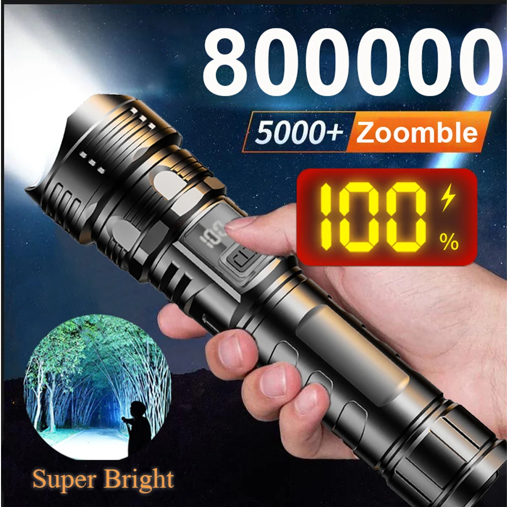 Laserowe-latarki-LED-du-ej-mocy-adowane-przez-USB-mocne-wiat-o-r-czne ...