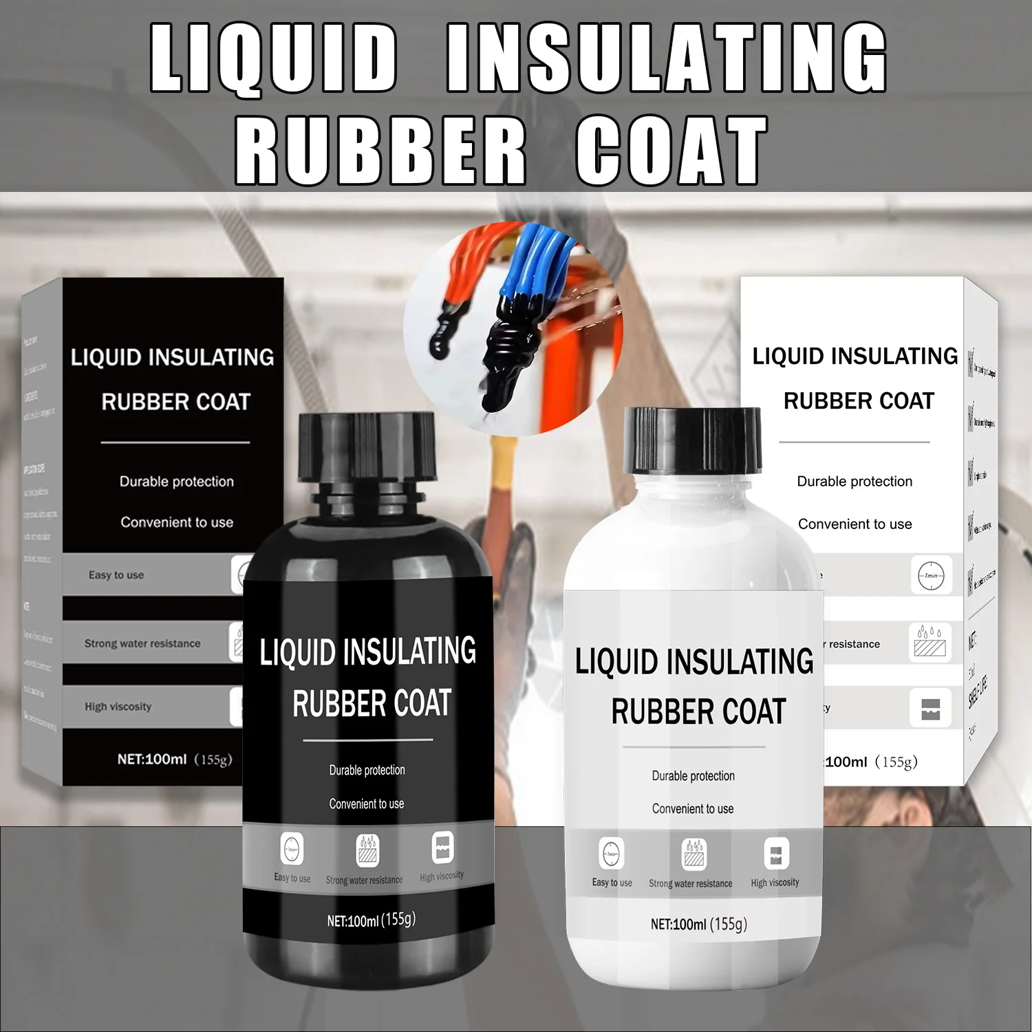 New-Liquid-Insulating-Rubber-Coating-Waterproof-Liquid-Electrical-Tape ...