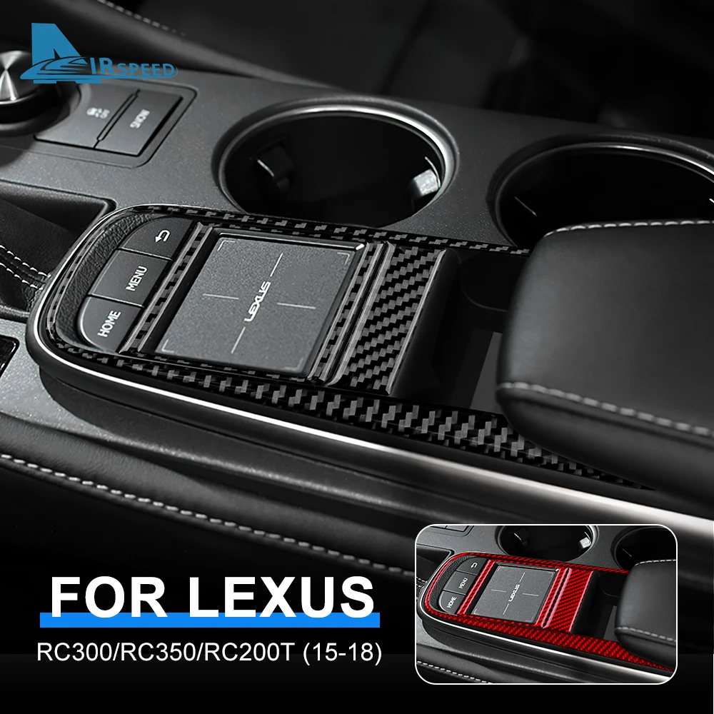 Real-Soft-Carbon-Fiber-Sticker-For-Lexus-RC300-RC350-RC200T-2015-2016 ...